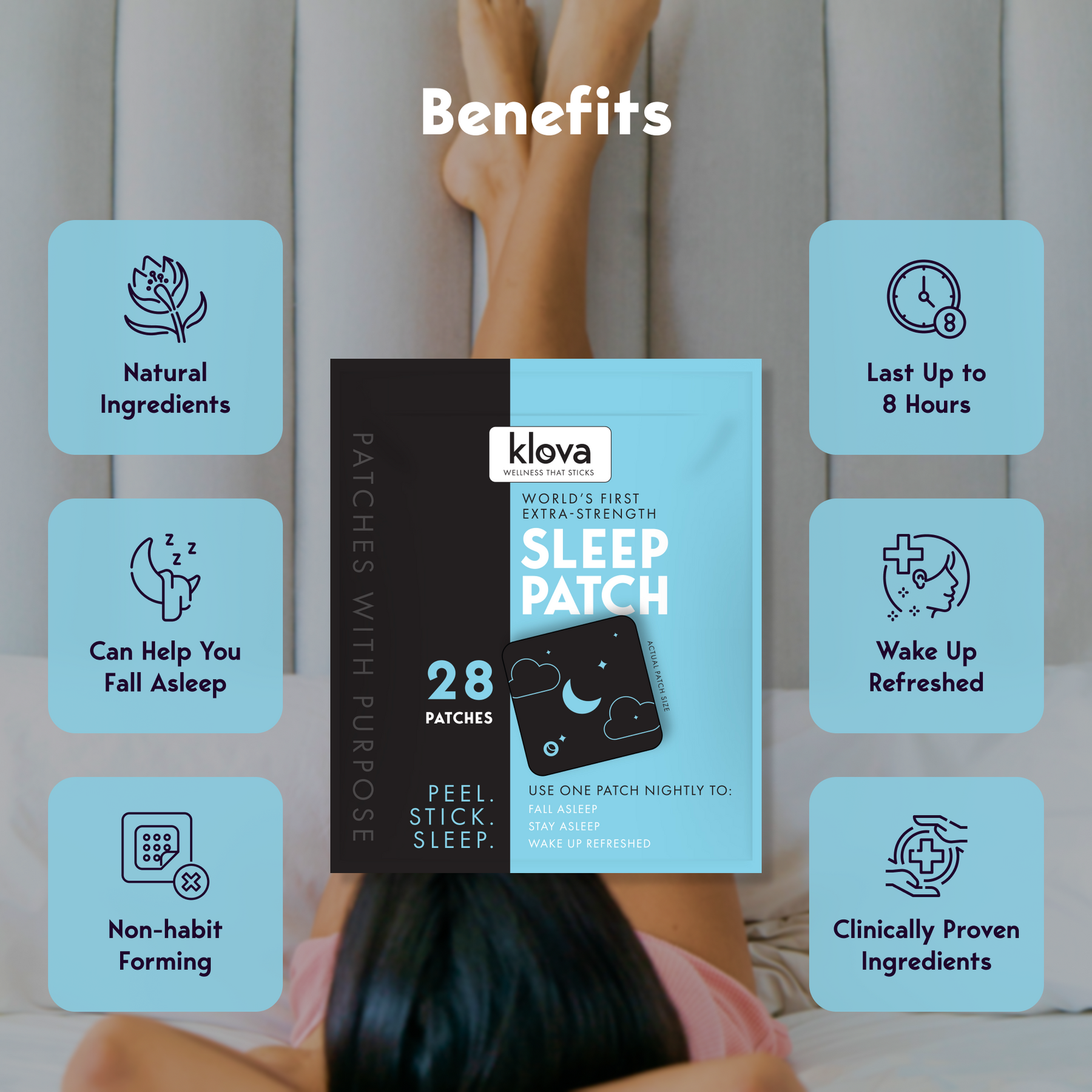 Extra-Strength Sleep Patch - 8 day trial – Klova